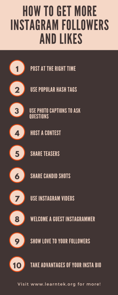 How to get more Instagram Followers and Likes | Learntek