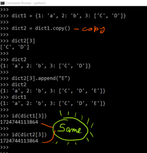 Copy in python : Shallow and Deep Copy with Examples | Learntek