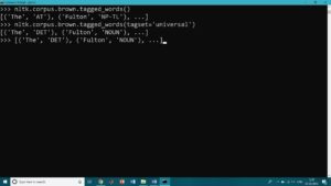 Categorizing and POS Tagging with NLTK Python | Learntek