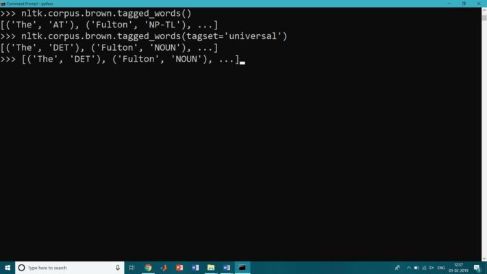Categorizing and POS Tagging with NLTK Python | Learntek