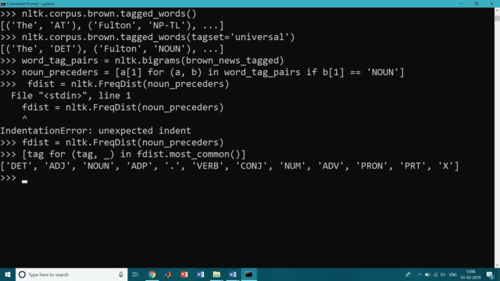 Categorizing and POS Tagging with NLTK Python | Learntek
