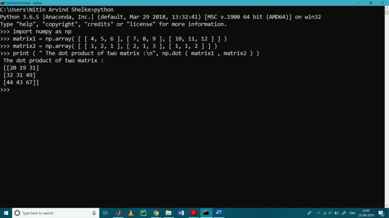 Matrix Operations With Python Numpy Part 1 Learntek 9964
