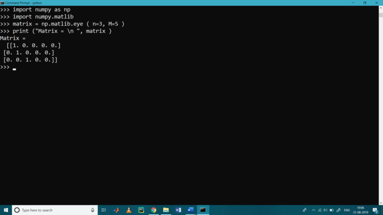 Matrix Operations with Python NumPy-II | Learntek