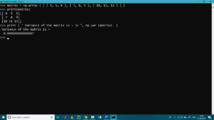 Matrix Operations with Python NumPy-II | Learntek